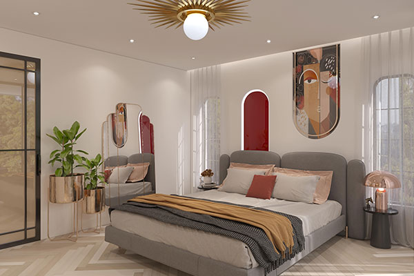 20 Trending Bed Headboard Designs with Glass