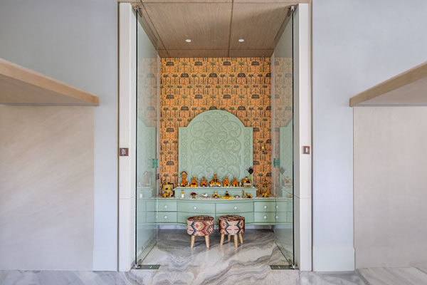 13 Stunning Glass Pooja Room Design Ideas