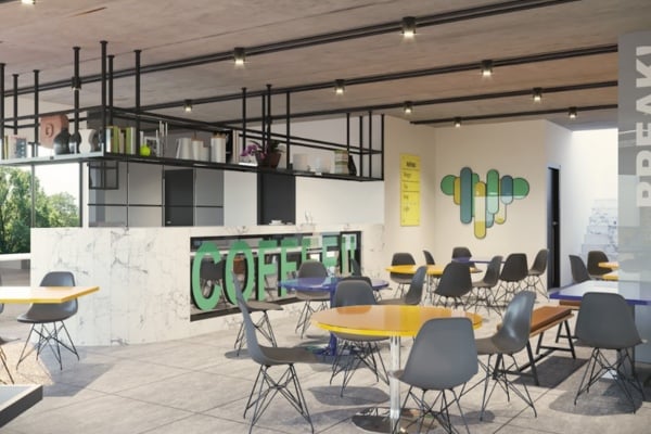 Cafe Counters With Stunning Glass Features To Brighten Interiors