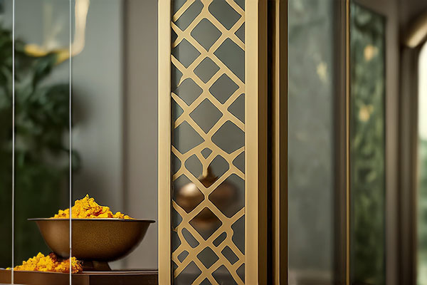 13 Stunning Glass Pooja Room Design Ideas