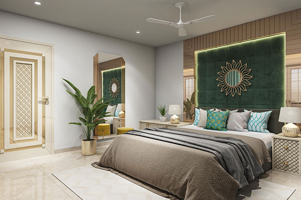 20 Trending Bed Headboard Designs with Glass