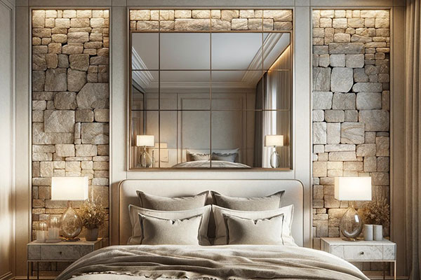 20 Trending Bed Headboard Designs with Glass