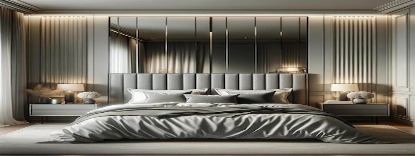 20 Trending Bed Headboard Designs with Glass