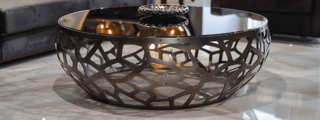 The Beauty of Coloured Glass Table Tops