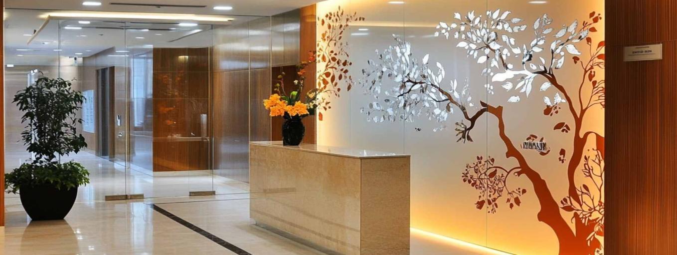 Bright & Beautiful Glass and Mirrors Inspired Foyer Designs for ...